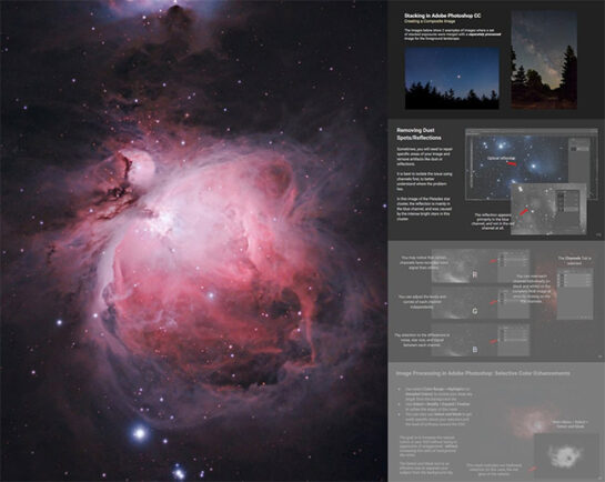 Astrophotography Processing Graphic