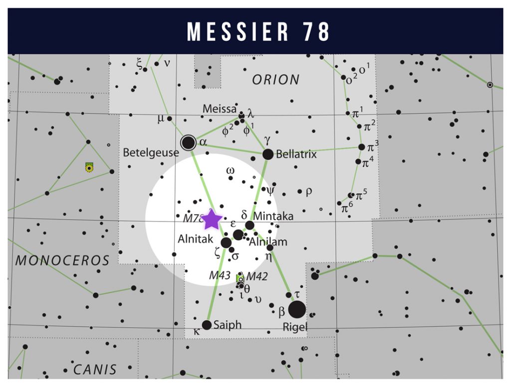 M78 Reflection Nebula in Orion