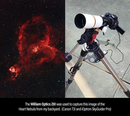DSLR Astrophotography - William Optics Zenithstar 61 Review