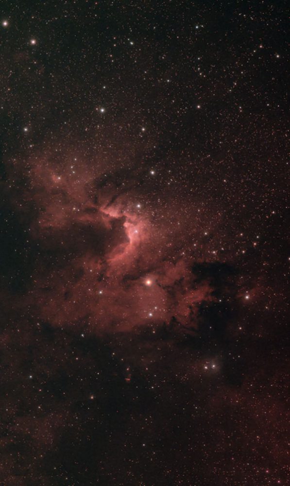 The Cave Nebula in Cepehus | How to Photograph it Using a Telescope