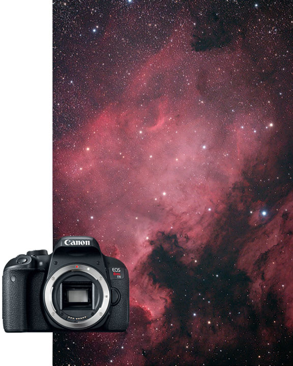 North America Nebula - Astrophotography Images with a DSLR Camera