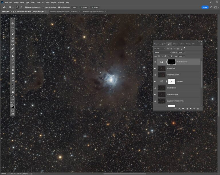 Astrophotography Image Processing Tutorial in Photoshop (2023)