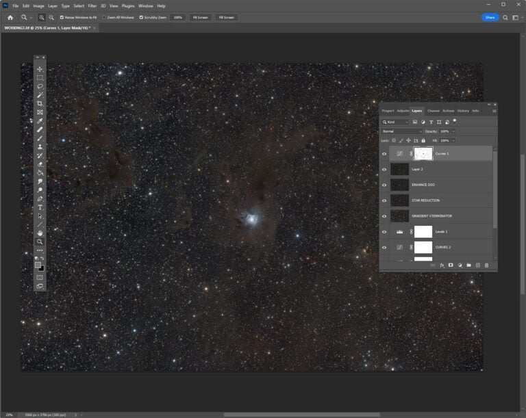 Astrophotography Image Processing Tutorial in Photoshop (2023)